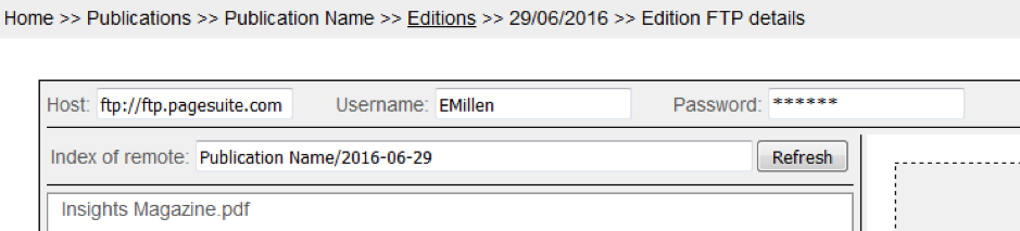 Uploading PDFs via HTML5 | Support | PageSuite